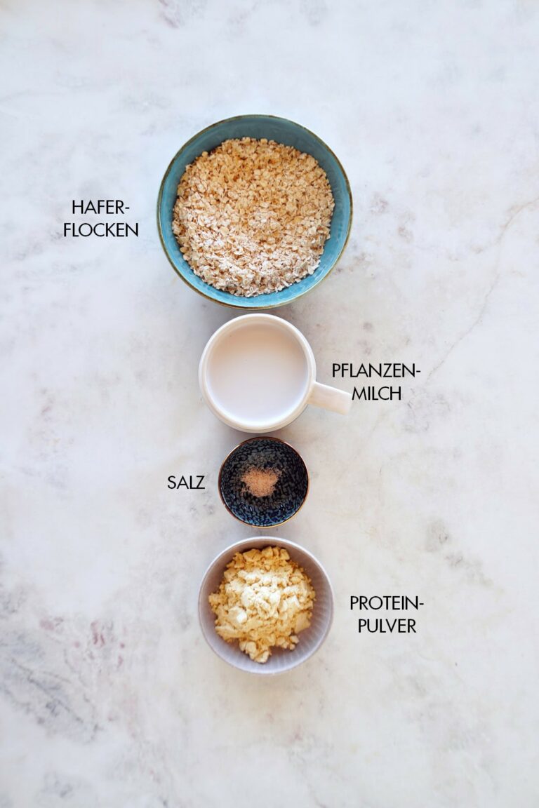 Protein Porridge Rezept (30 Gramm Eiweiß) - Elavegan