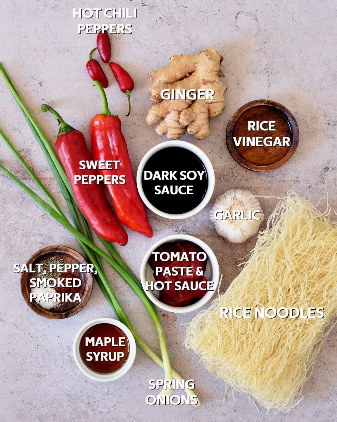 Spicy Sriracha Noodles | Vegan Dragon Noodles - Elavegan