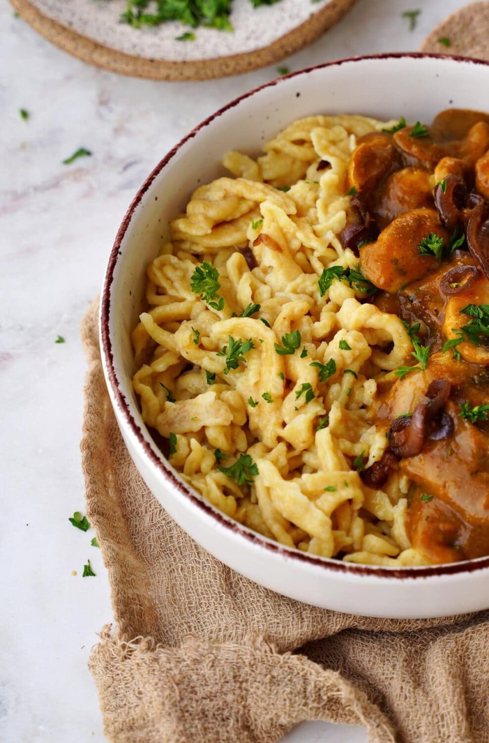 German Spaetzle Recipe (Vegan, Gluten-Free) - Elavegan