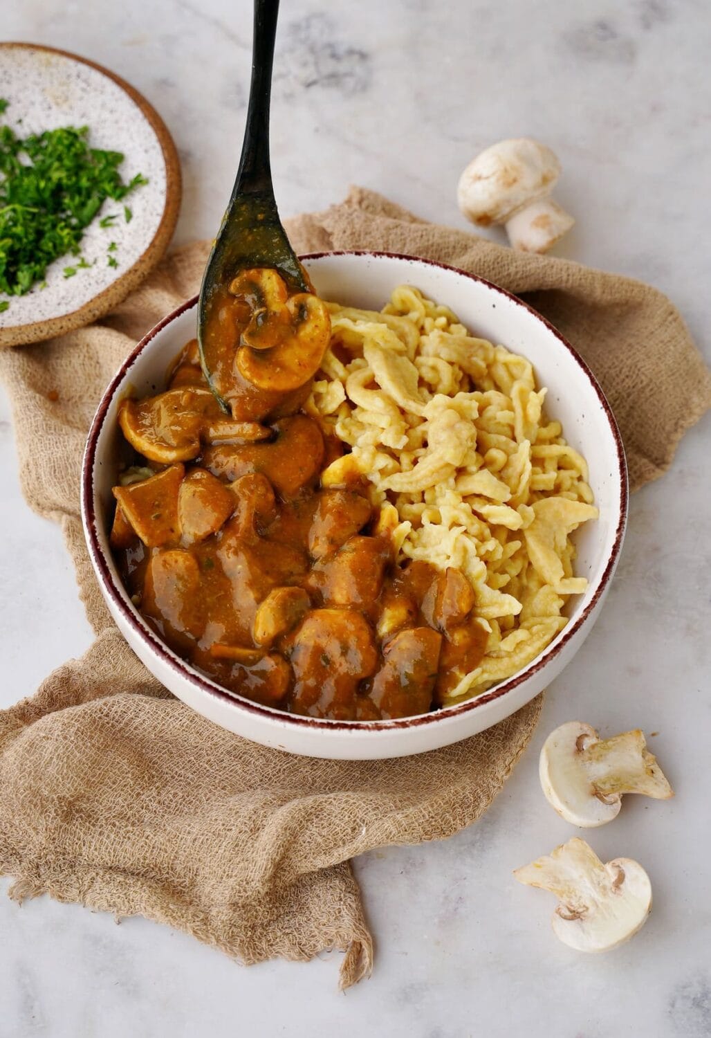 German Spaetzle Recipe (Vegan, Gluten-Free) - Elavegan