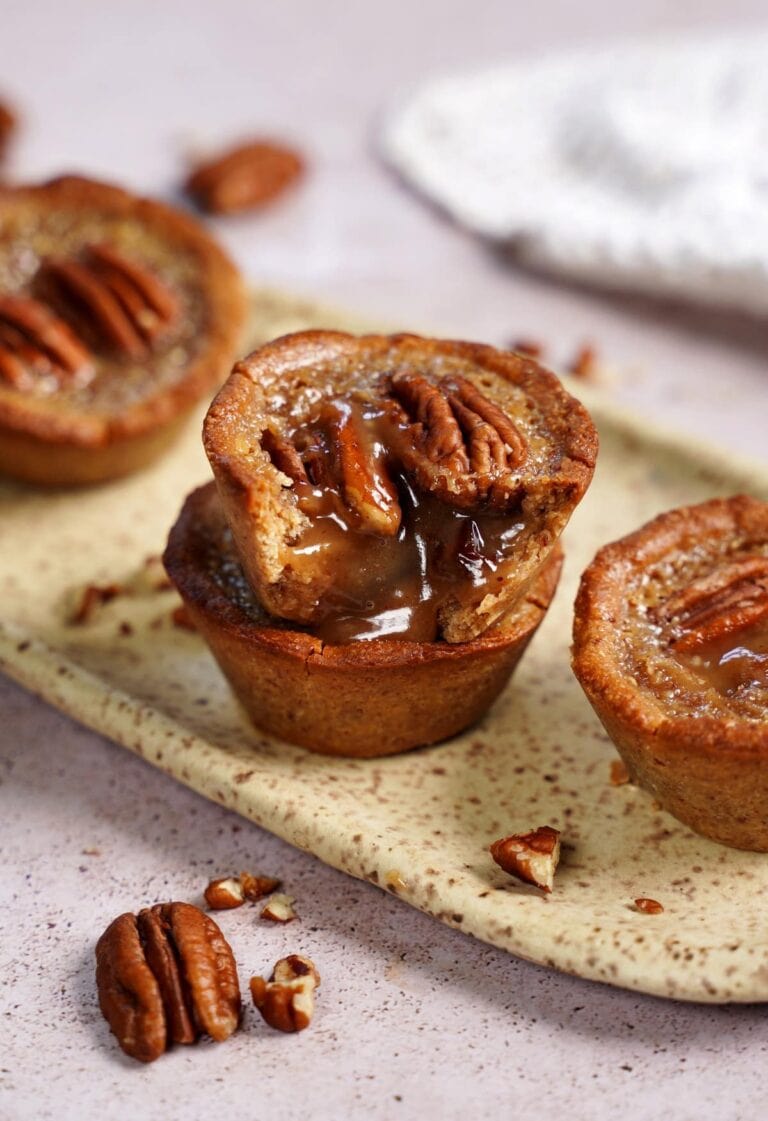 Pecan Tarts (Vegan Butter Tarts) - Elavegan