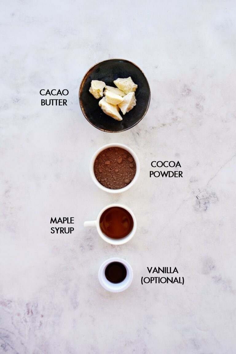 How To Make Chocolate (3 Ingredients) - Elavegan