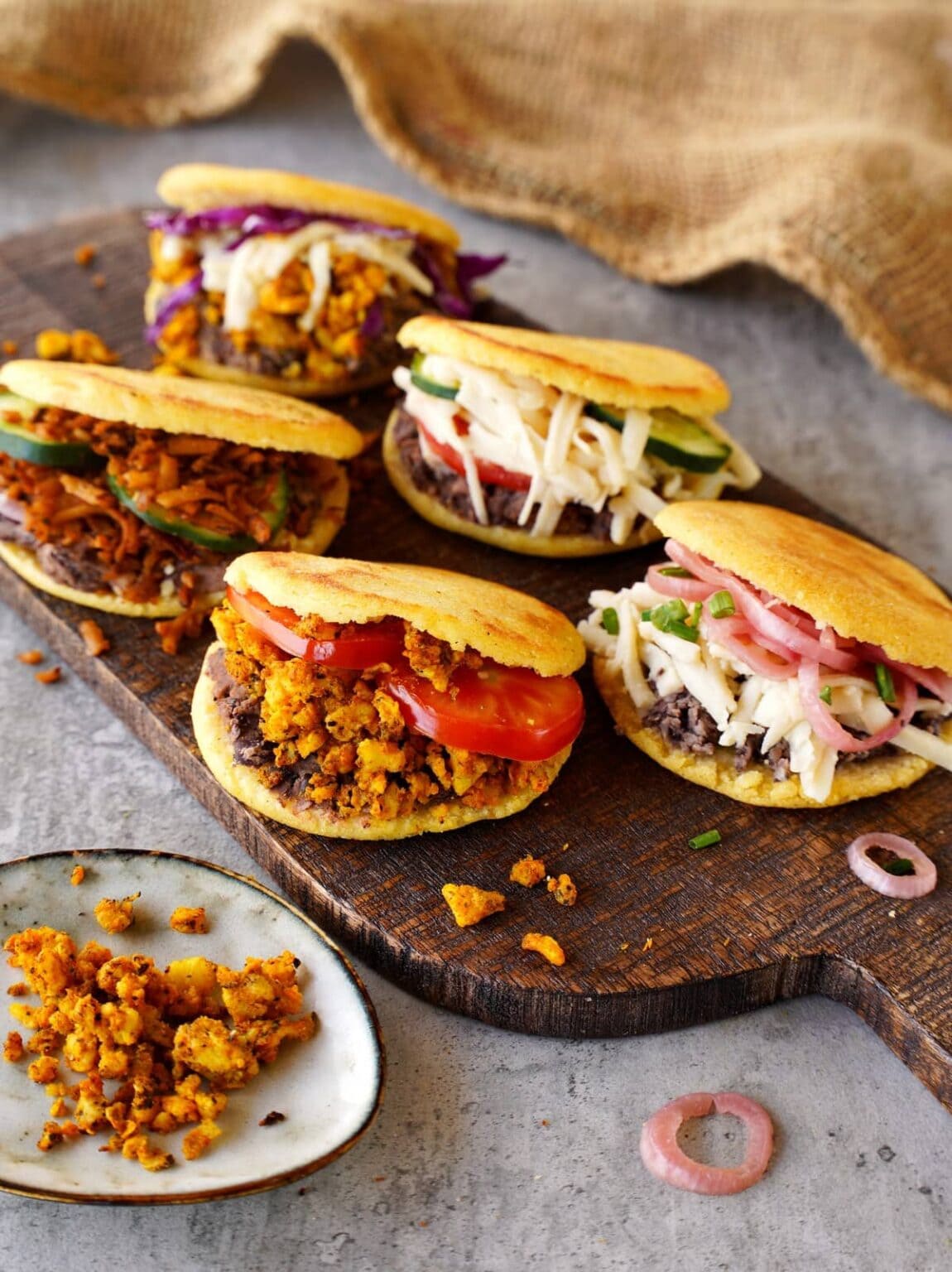How To Make Arepas + Filling Ideas - Elavegan