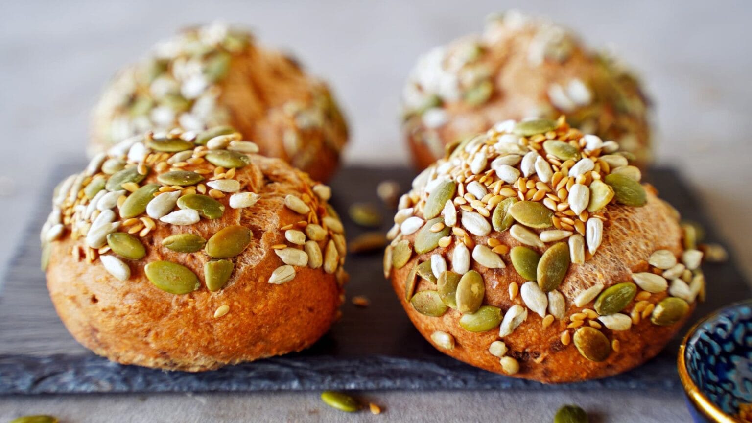 Red Lentil Bread Rolls - Elavegan
