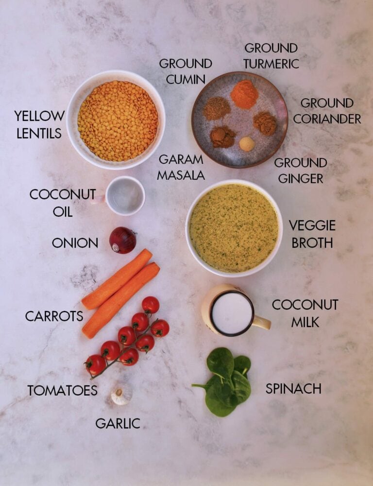 Yellow Lentil Dal (One-Pot) - Elavegan
